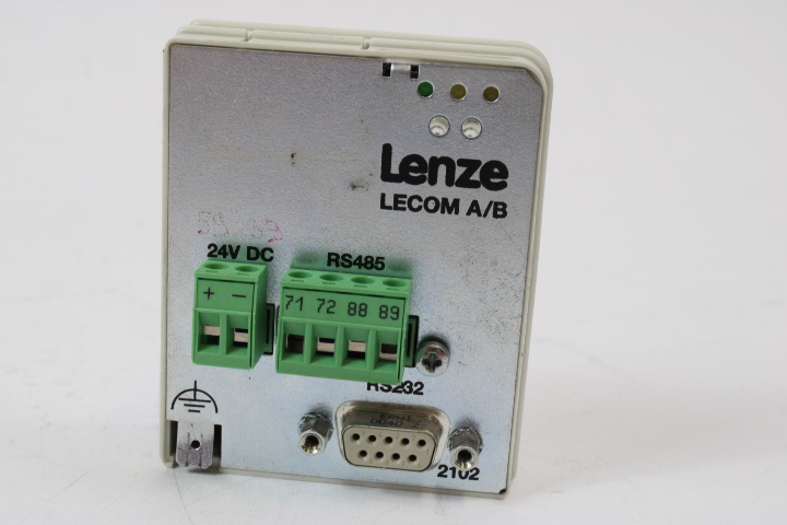 Lenze Lecom A/B EMF2102IB-V001 Interface Module -used- – DIMEX Dimetros Hamburg