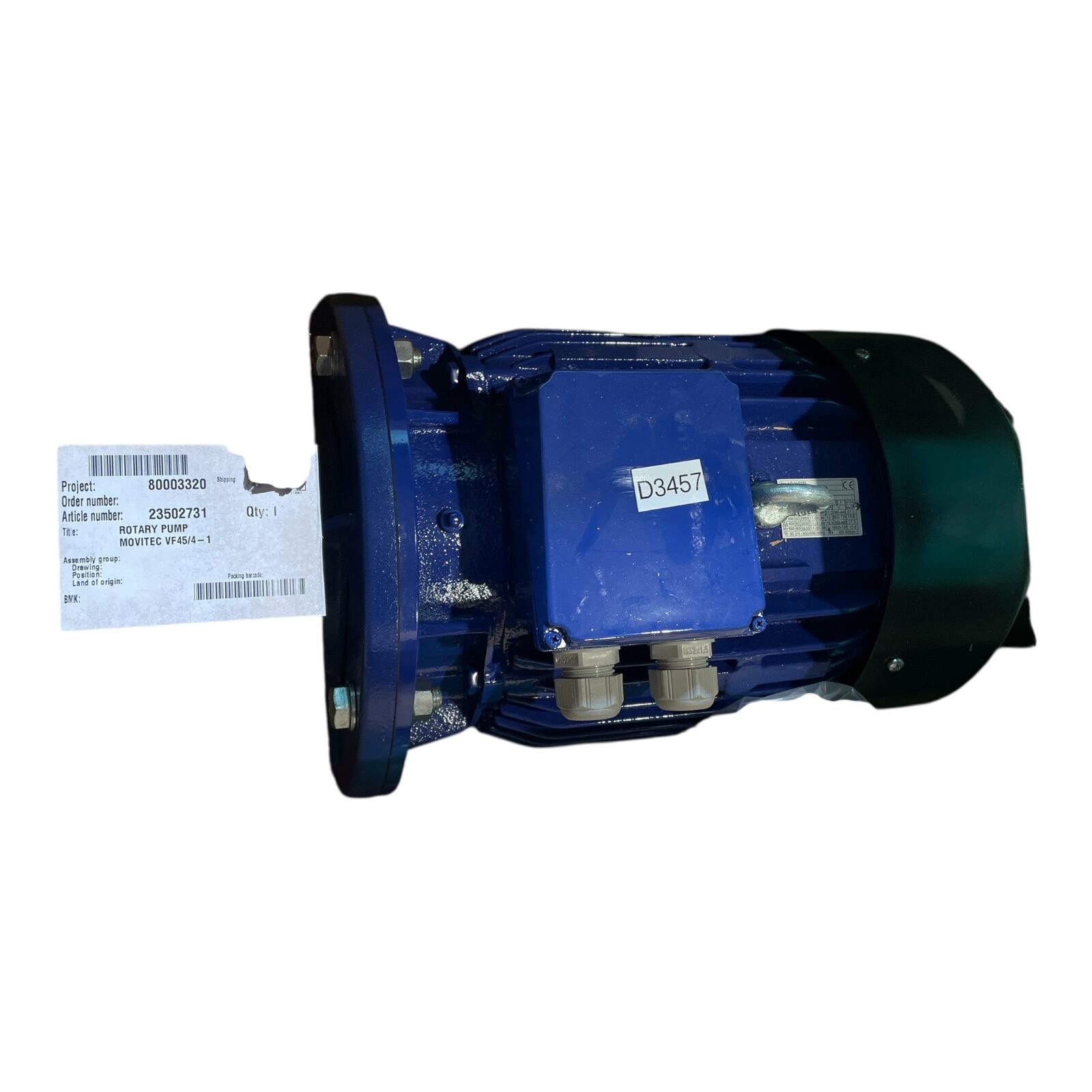 KSB Movitec VF45-4-1 Inlinepumpe + Motor -unused- – DIMEX Dimetros Hamburg